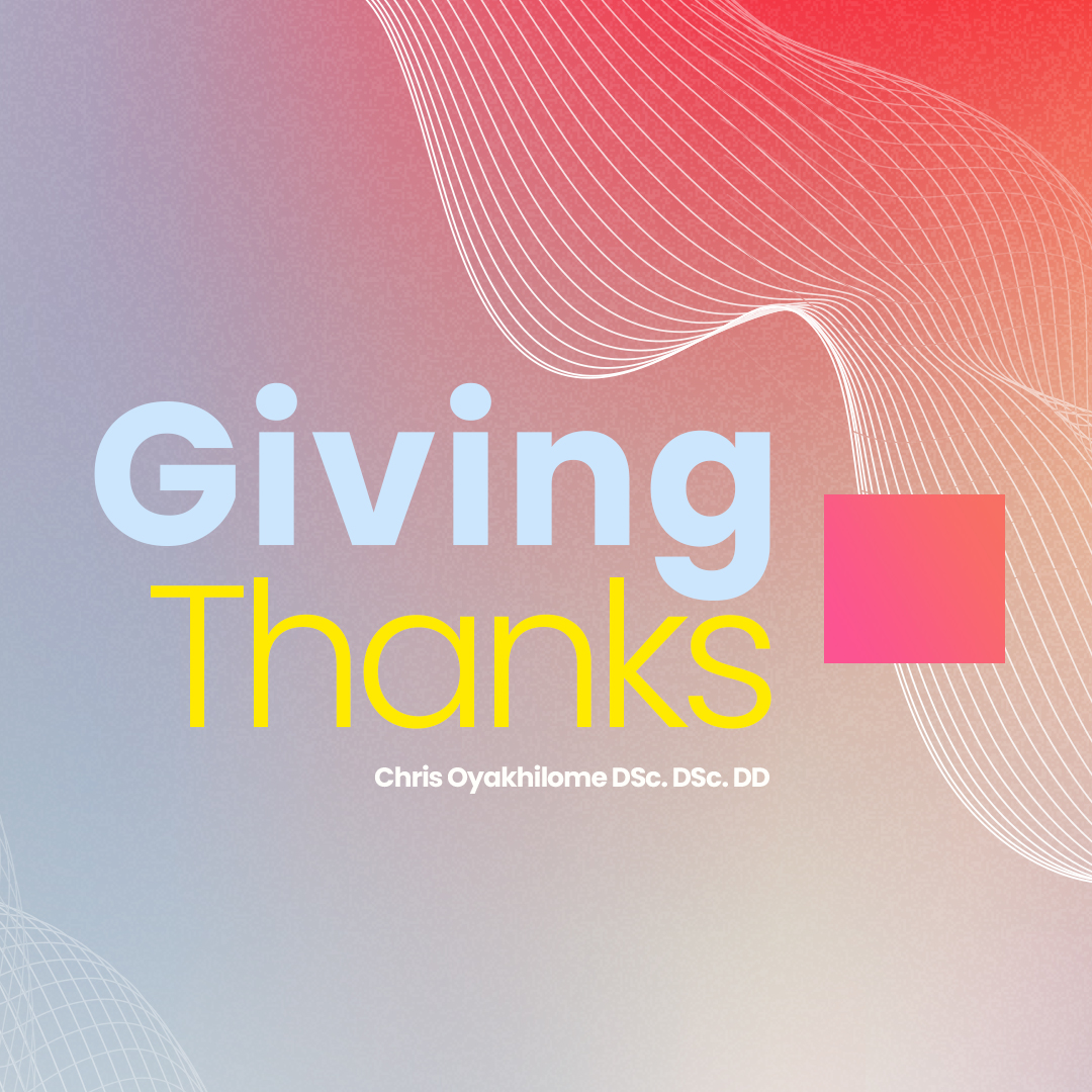 Giving Thanks